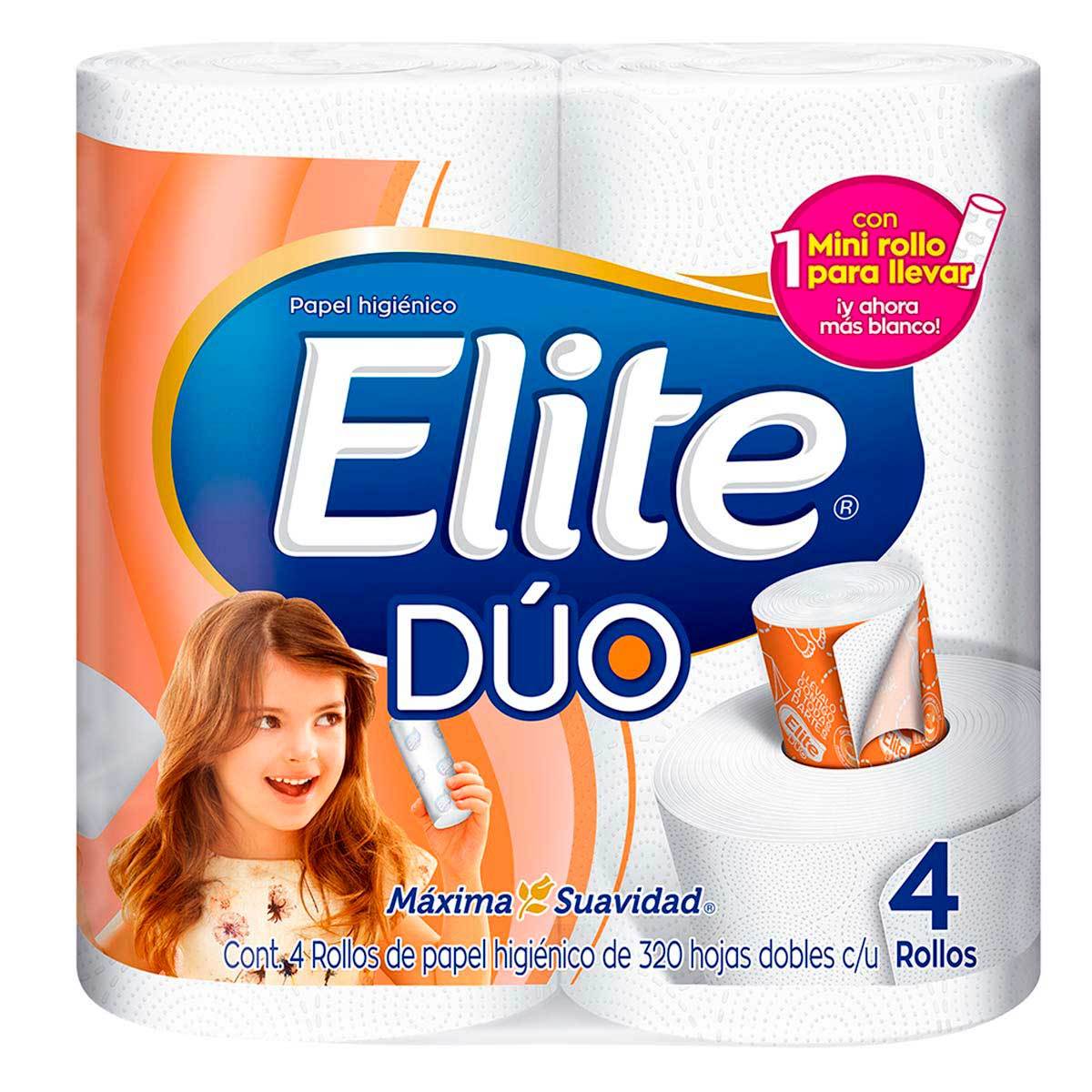 Papel Higiénico Elite Dúo 4 Rollos Reva Shop